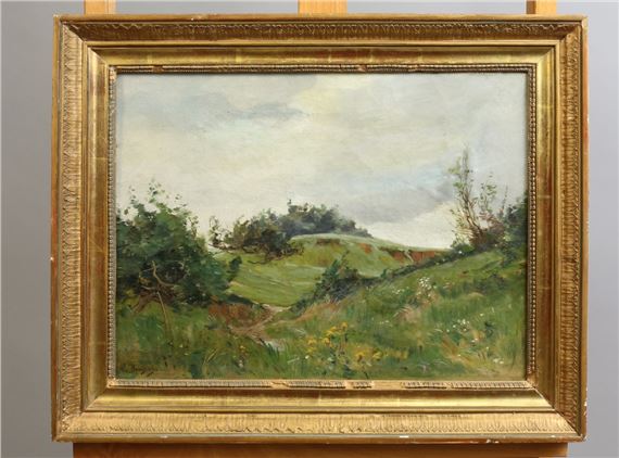 Eugène Bourgeois | Hügelige Landschaft in der Normandie | MutualArt