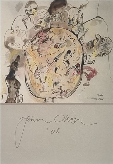 John Olsen | Spanish Paella | MutualArt