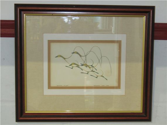 Benjamin Chee Chee | BENJAMIN CHEE CHEE: Two prints depicting Canadian ...