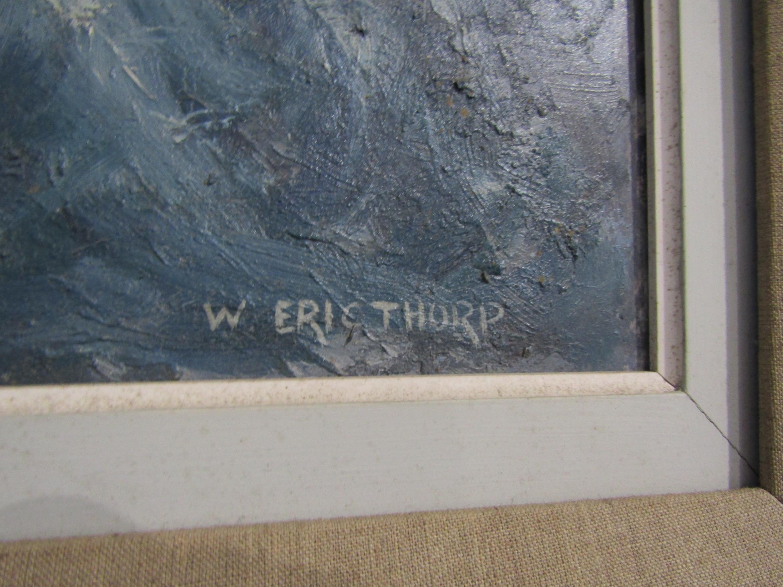 William Eric Thorp | ship in choppy waters | MutualArt