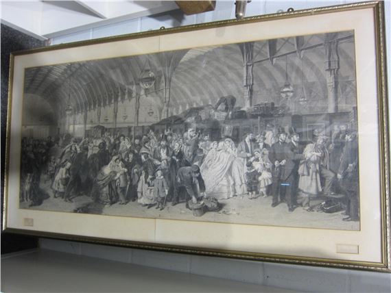 William Powell Frith | The Railway Station | MutualArt