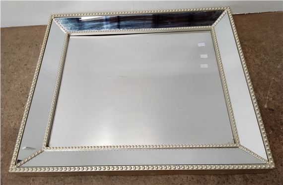 Silver | A SILVER FRAMED SECTIONED MIRROR | MutualArt