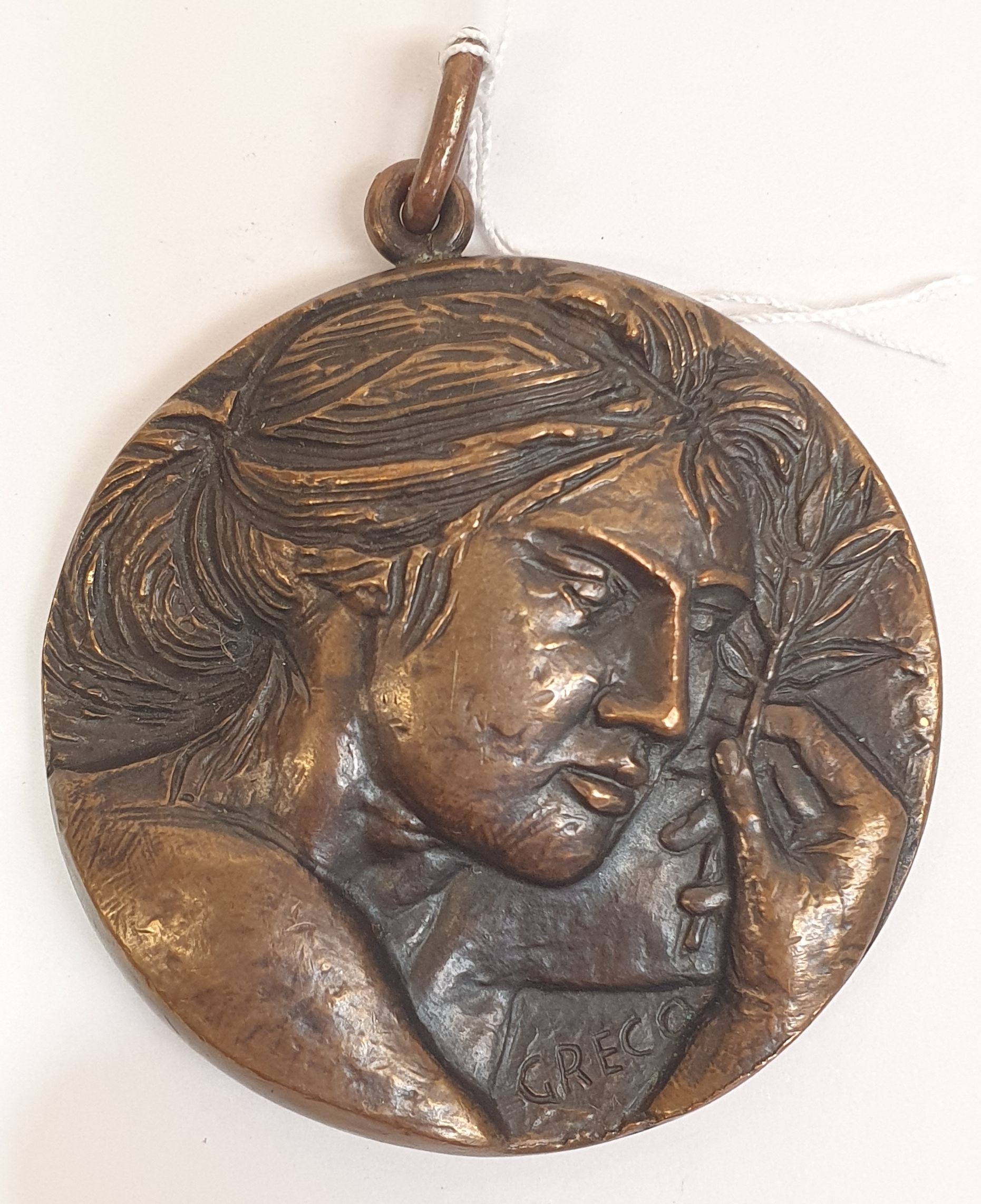 Emilio Greco | AN ITALIAN EMILIO GRECO BRONZE MEDAL | MutualArt