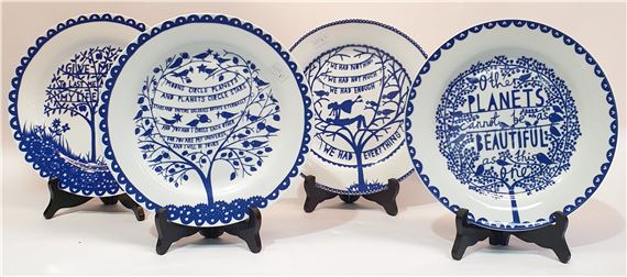 Rob Ryan | A SET OF FOUR ROB RYAN SEASON PLATES | MutualArt
