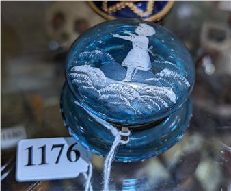 Mary Gregory | MARY GREGORY TRINKET BOX | MutualArt