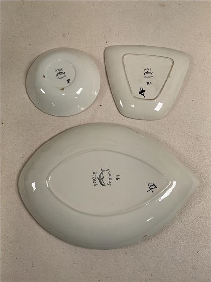 Poole Pottery | together with a Celtic pottery model of a seated cat ...