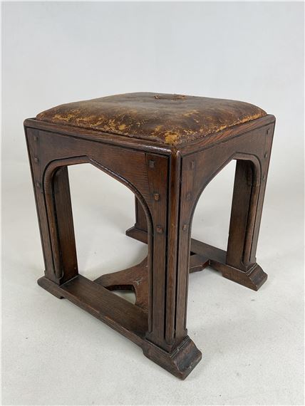Gothic | A Gothic inspired oak stool | MutualArt
