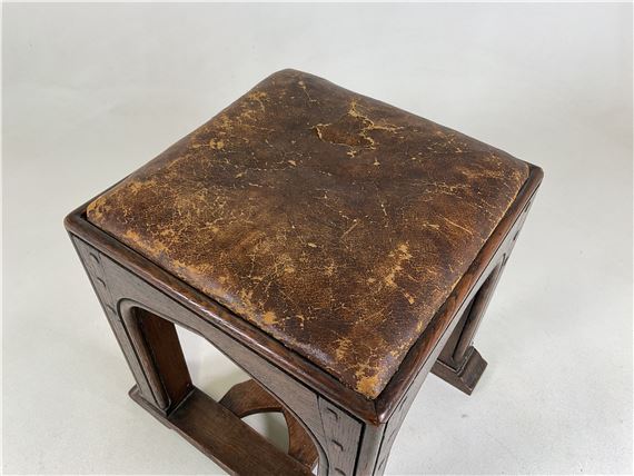 Gothic | A Gothic inspired oak stool | MutualArt