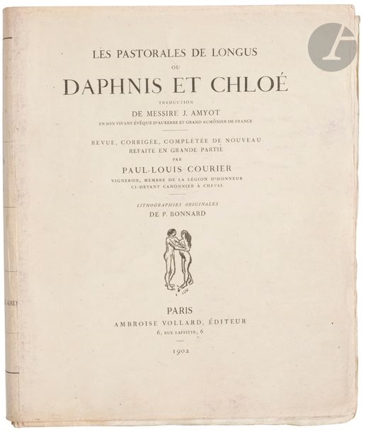 Pierre Bonnard | Les Pastorales de Longus ou Daphnis et Chloé ...