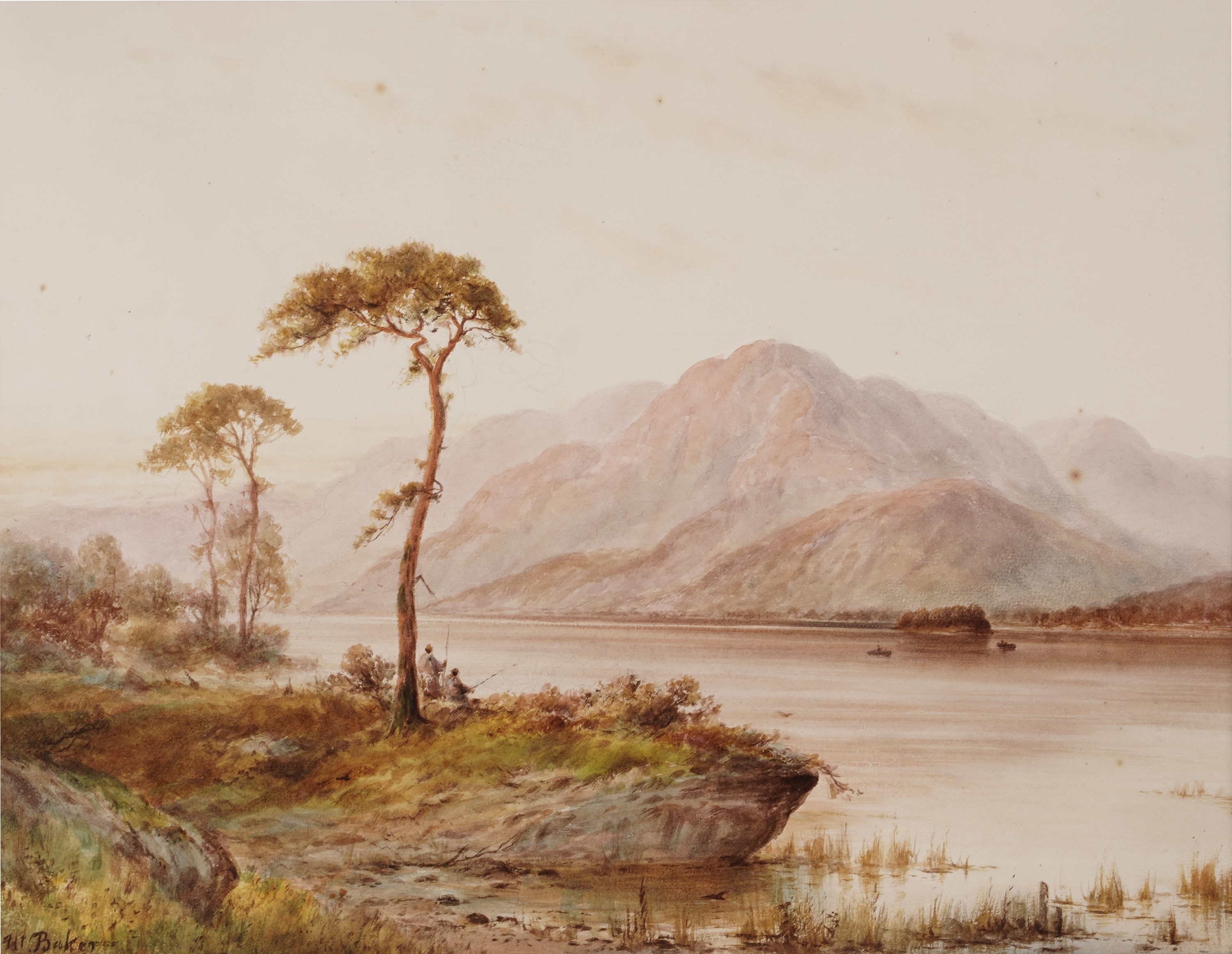 William Baker | Bamburgh Castle from the Shore | MutualArt