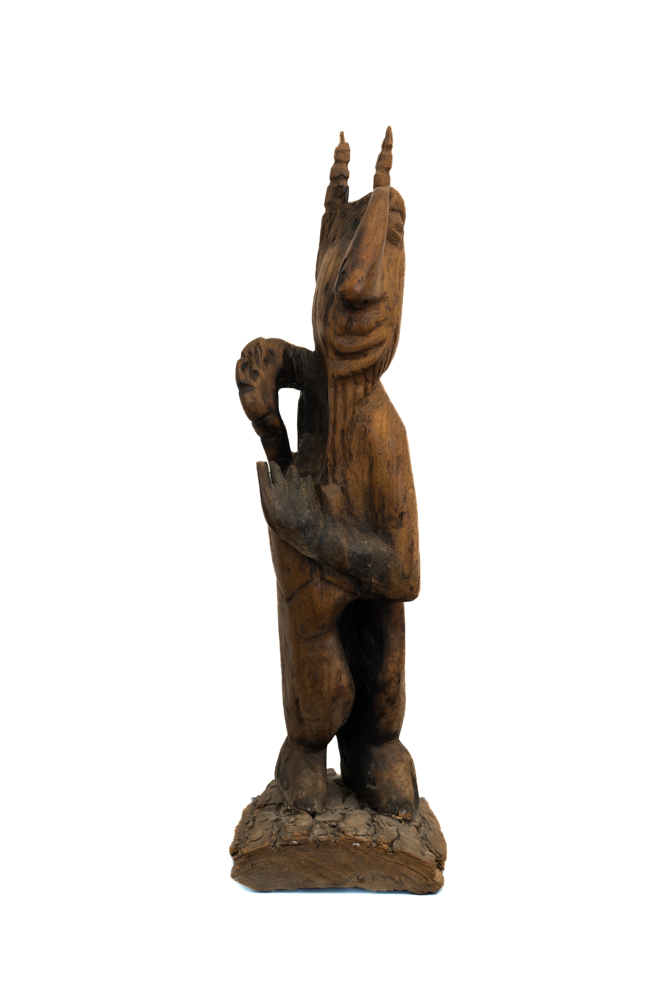 Jackson Hlungwani | African horned figure | MutualArt