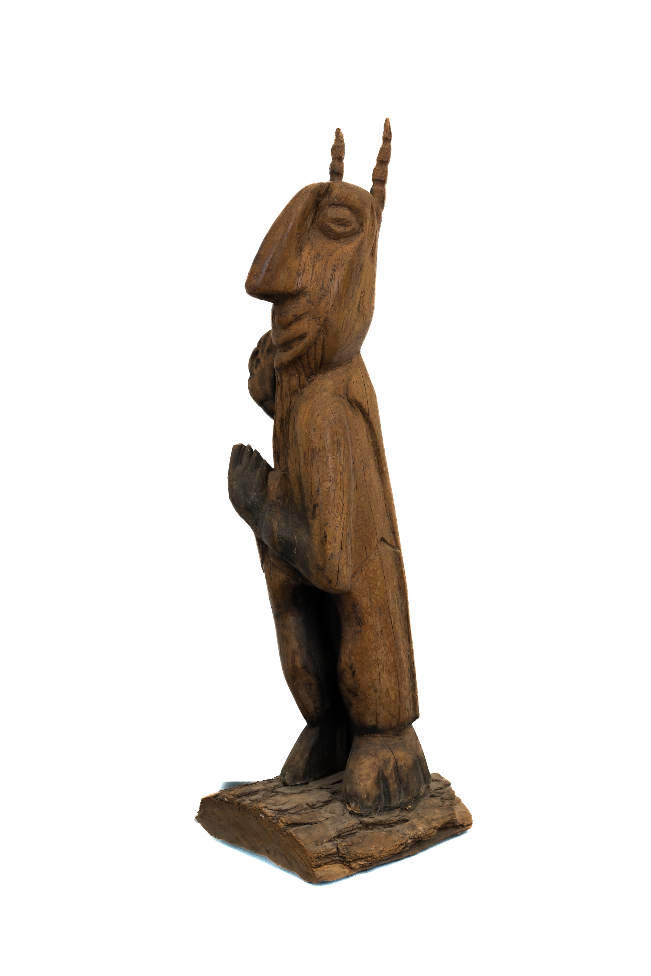 Jackson Hlungwani | African horned figure | MutualArt
