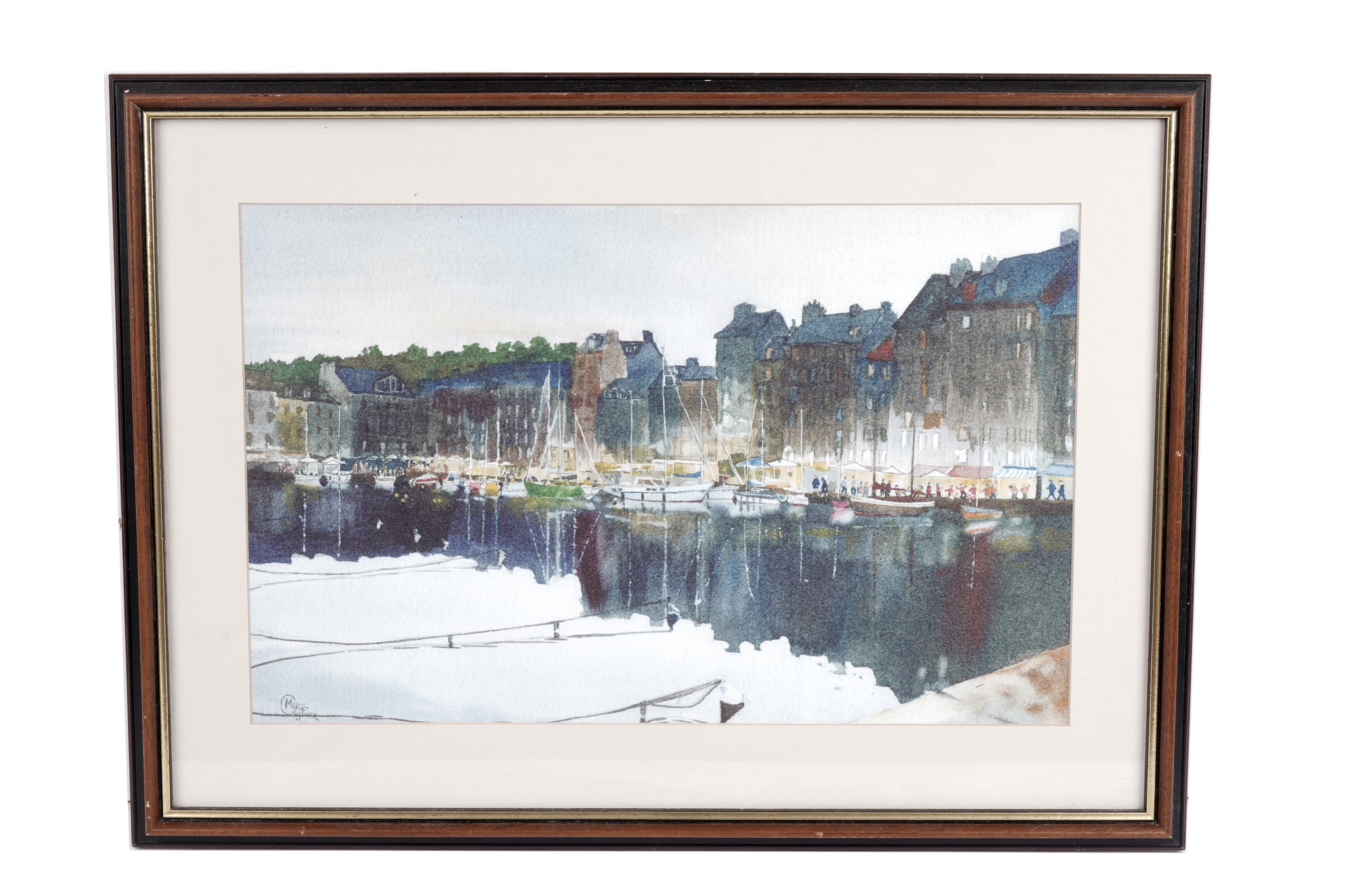 Mike Clyburn | Two Views of Honfleur | MutualArt