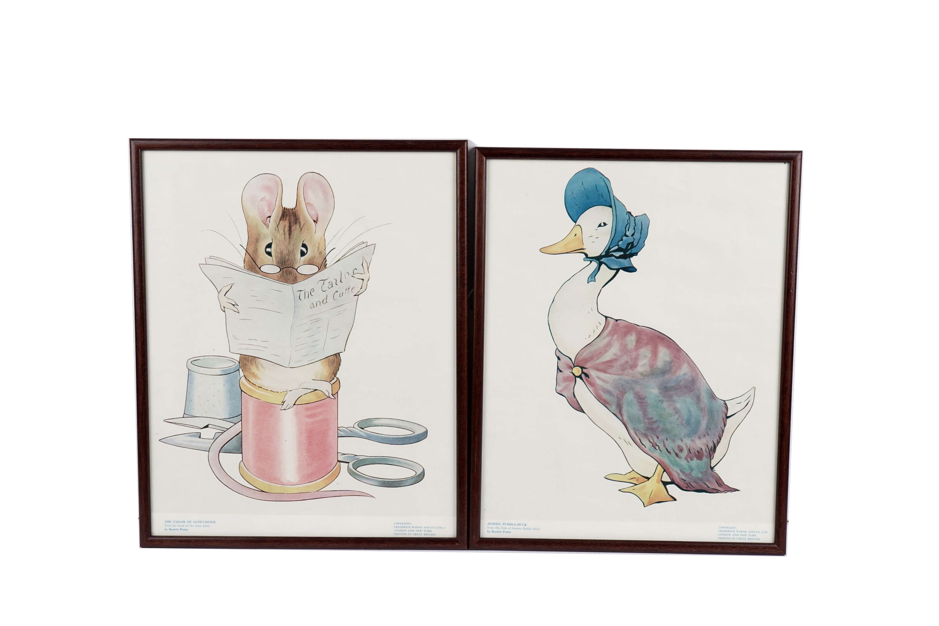 Beatrix Potter | A collection of framed Beatrix Potter prints | MutualArt