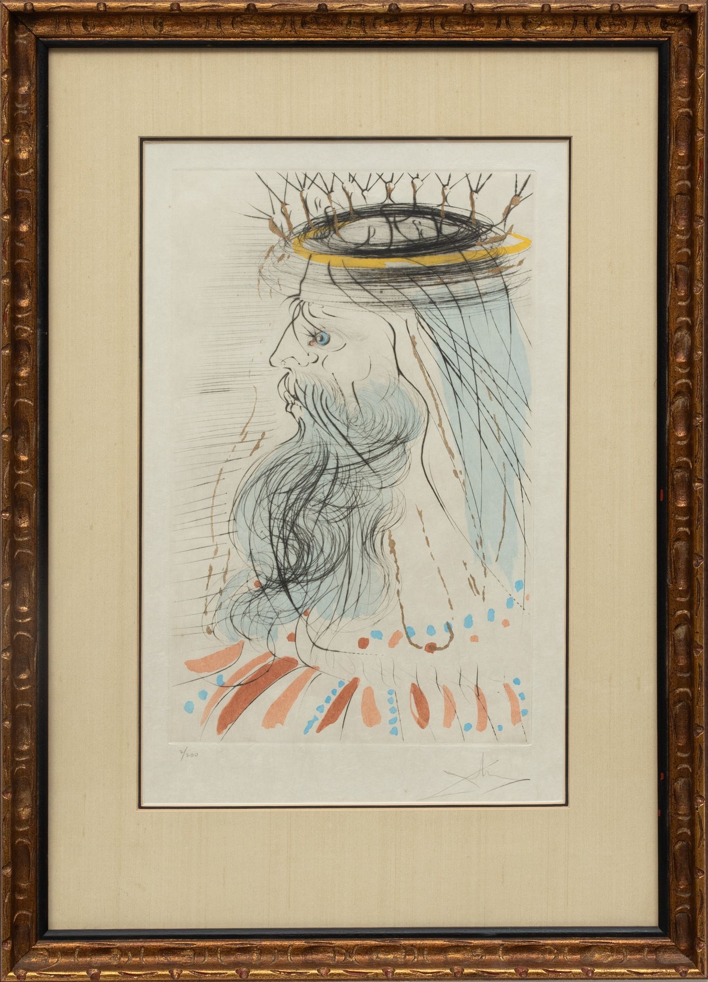 Salvador Dalí | Salvador Dali (Spanish, 1904-1989) Etching 'King ...