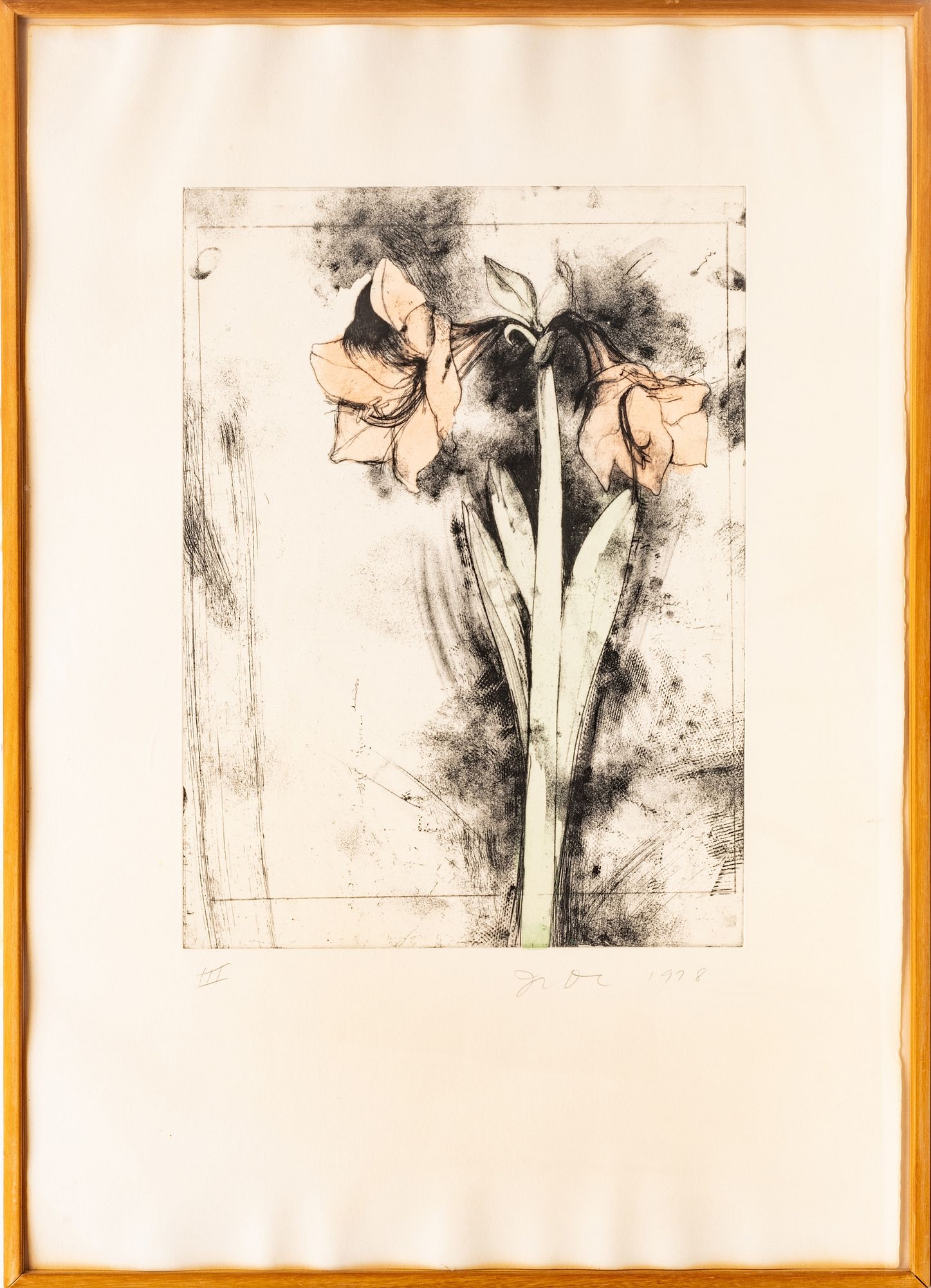 Jim Dine | Jim Dine (American, B. 1935) Drypoint And Hand-coloring, on ...
