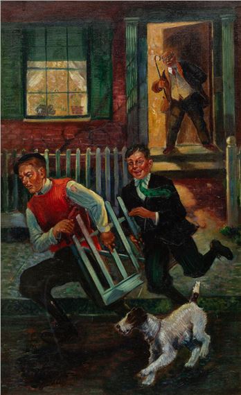 Benton Clark | Benton Henderson Clark (American, 1895-1964) Oil on ...