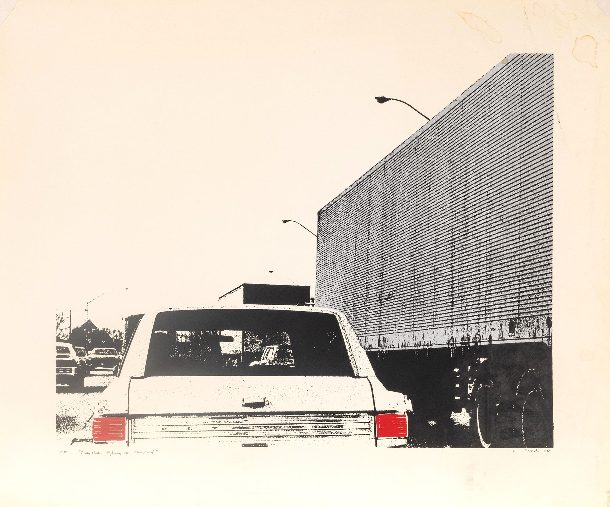 Larry Stark | Interstate Highway 90, Cleveland (1970) | MutualArt