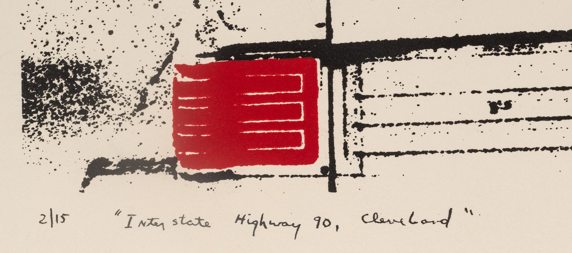 Larry Stark | Interstate Highway 90, Cleveland (1970) | MutualArt