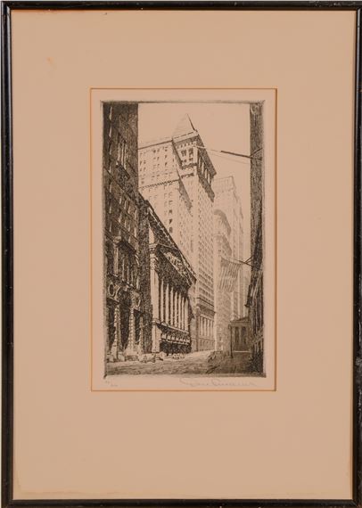 Don Swann | DON SWANN NEW YORK STOCK EXCHANGE ETCHING | MutualArt