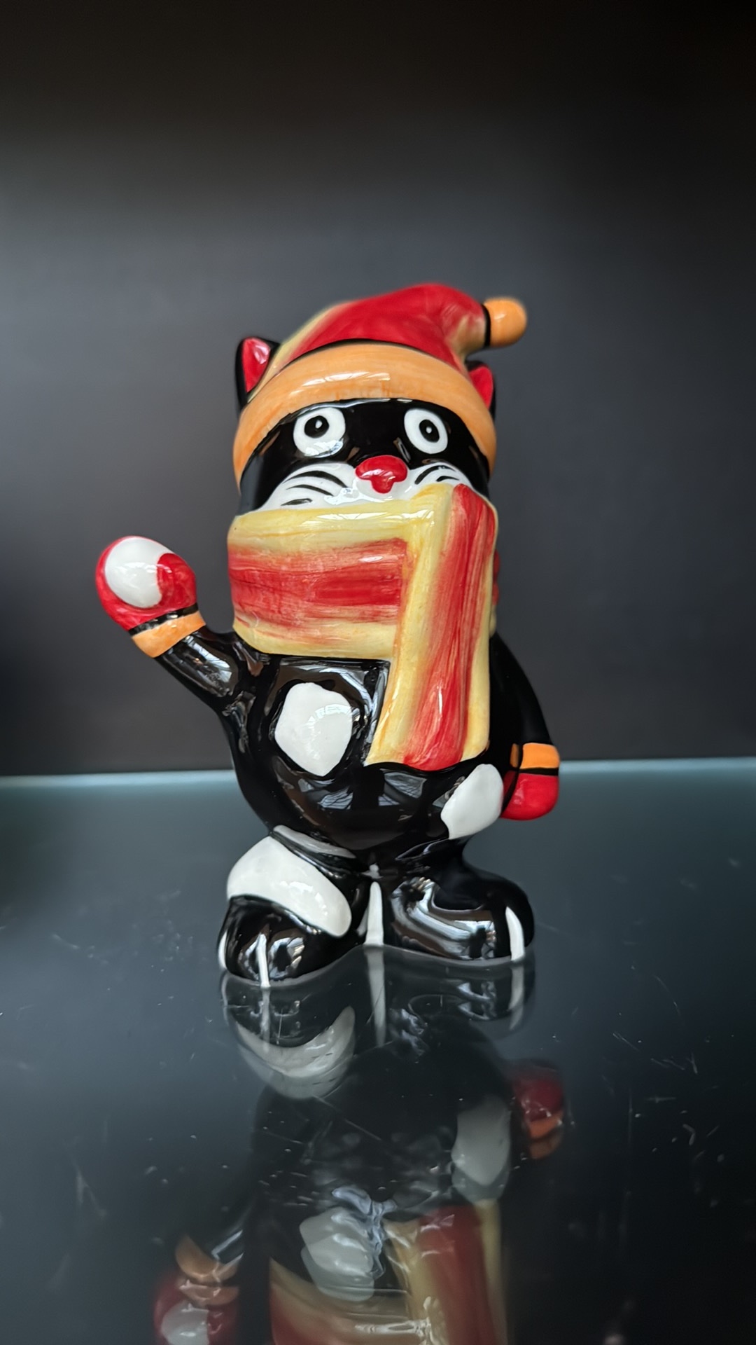 Lorna Bailey | Snow balling cat | MutualArt