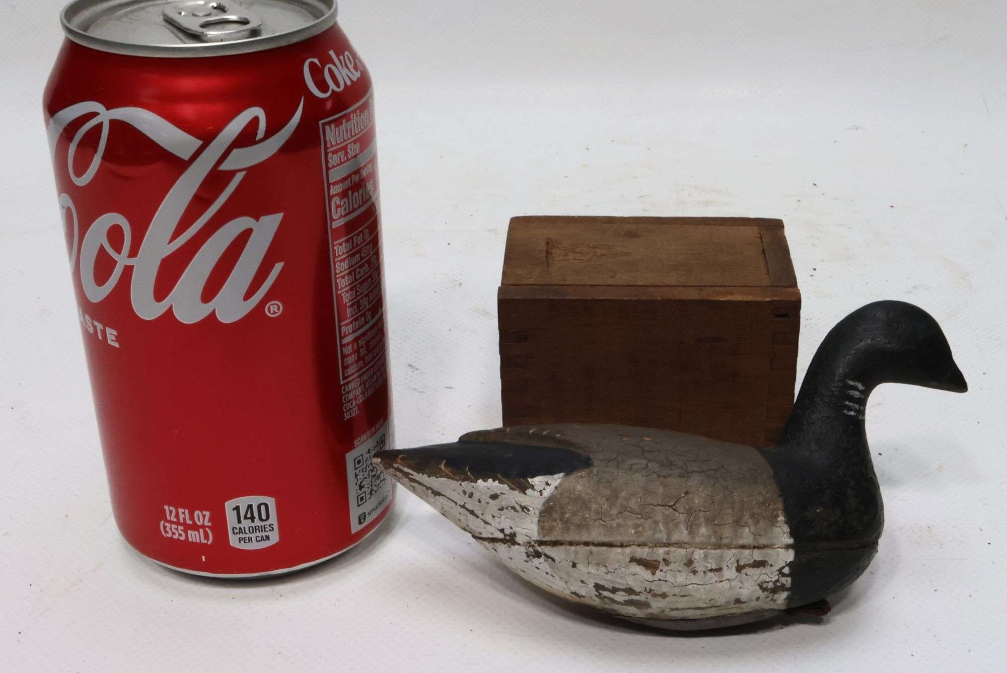 Matt Burton | Folk Art Miniature Brant Decoy with Slide Lid Box Base ...