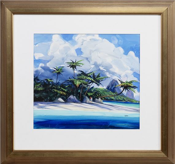 Danny Ross | ISLAND SKIES | MutualArt