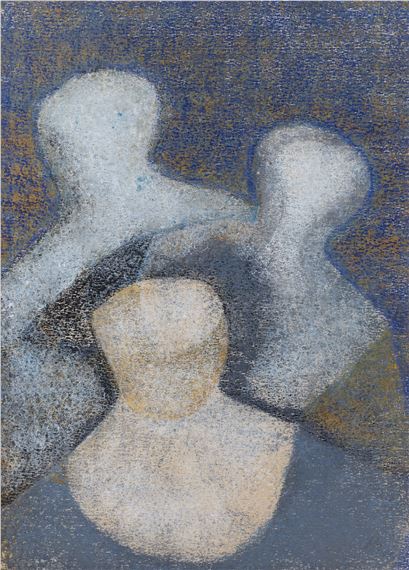 Henry Moore | Three figural forms (1976) | MutualArt