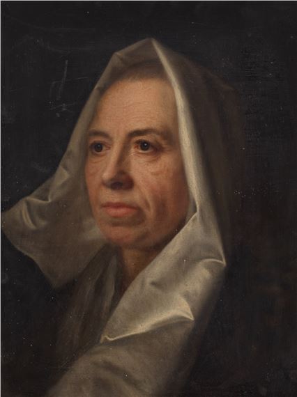 Balthasar Denner | Portrait of a lady wearing a bonnet | MutualArt