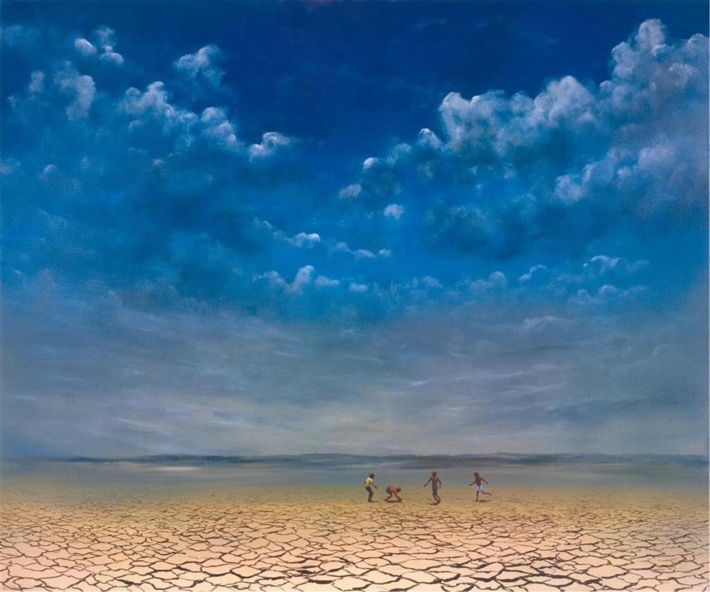 Lin Onus | Kicking around the Claypan | MutualArt