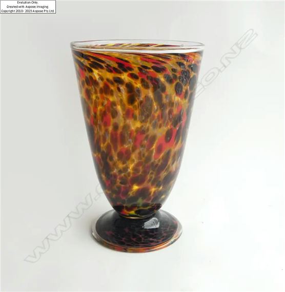 Garry Nash | GARY NASH NZ LARGE GLASS VASE SIGNED ‘NASH ‘2000 (2000 ...