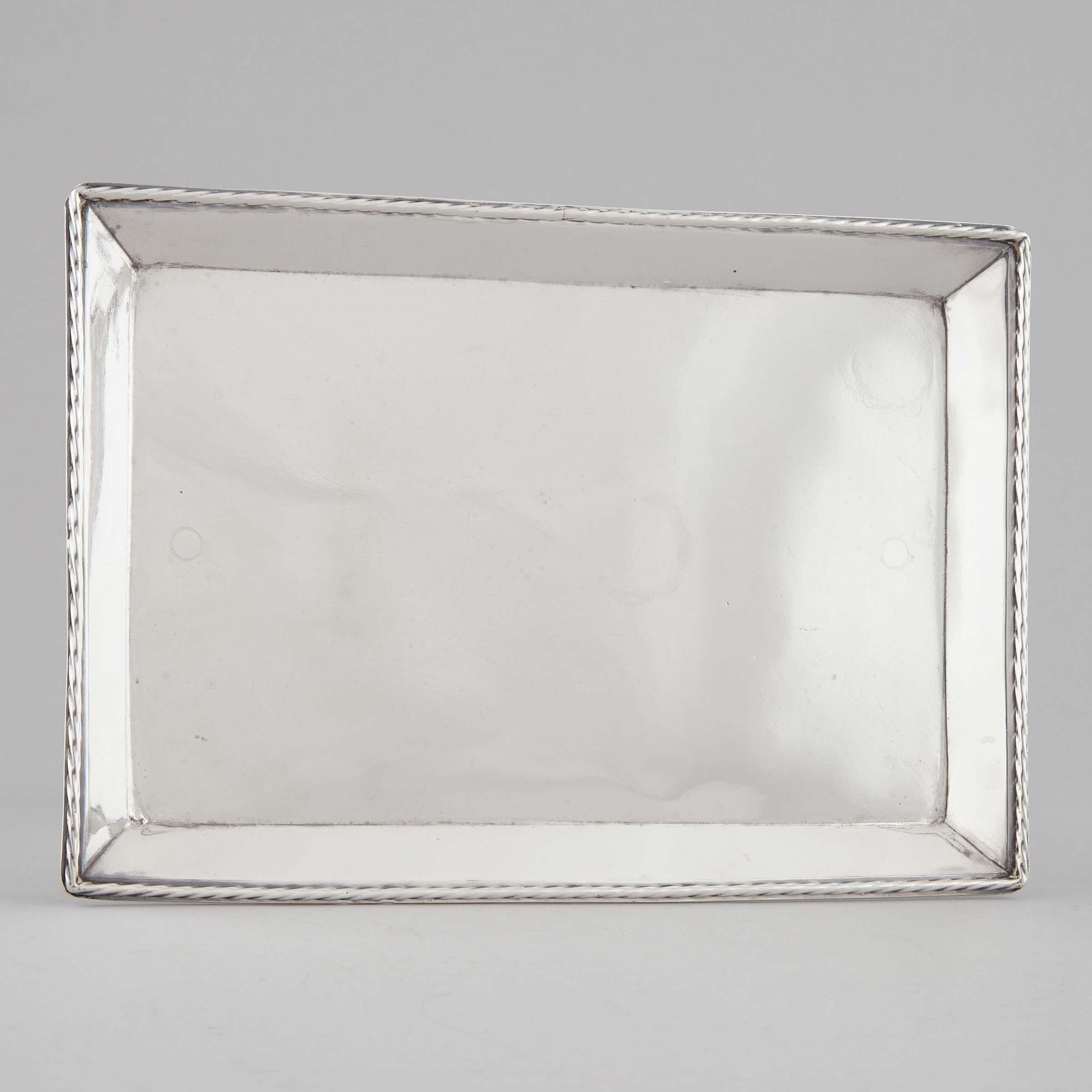 Sebastian | George III Silver Rectangular Small Tray, Sebastian & James ...