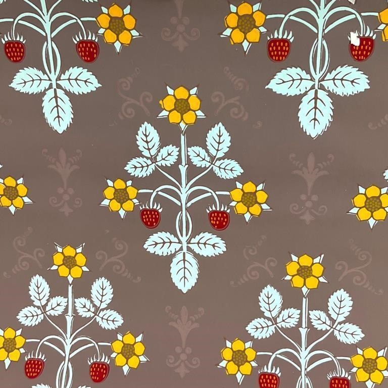 Golden | Antique Strawberry+3 & Gothic Style Wallpaper Roll | MutualArt