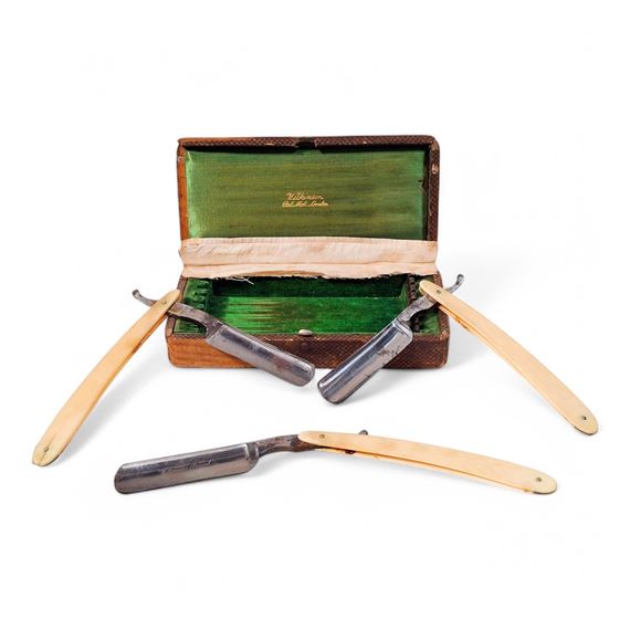 Blade | ANTIQUE PRIMITIVE CASED SET OF 3 WILKINSON STAINLESS STEEL ...