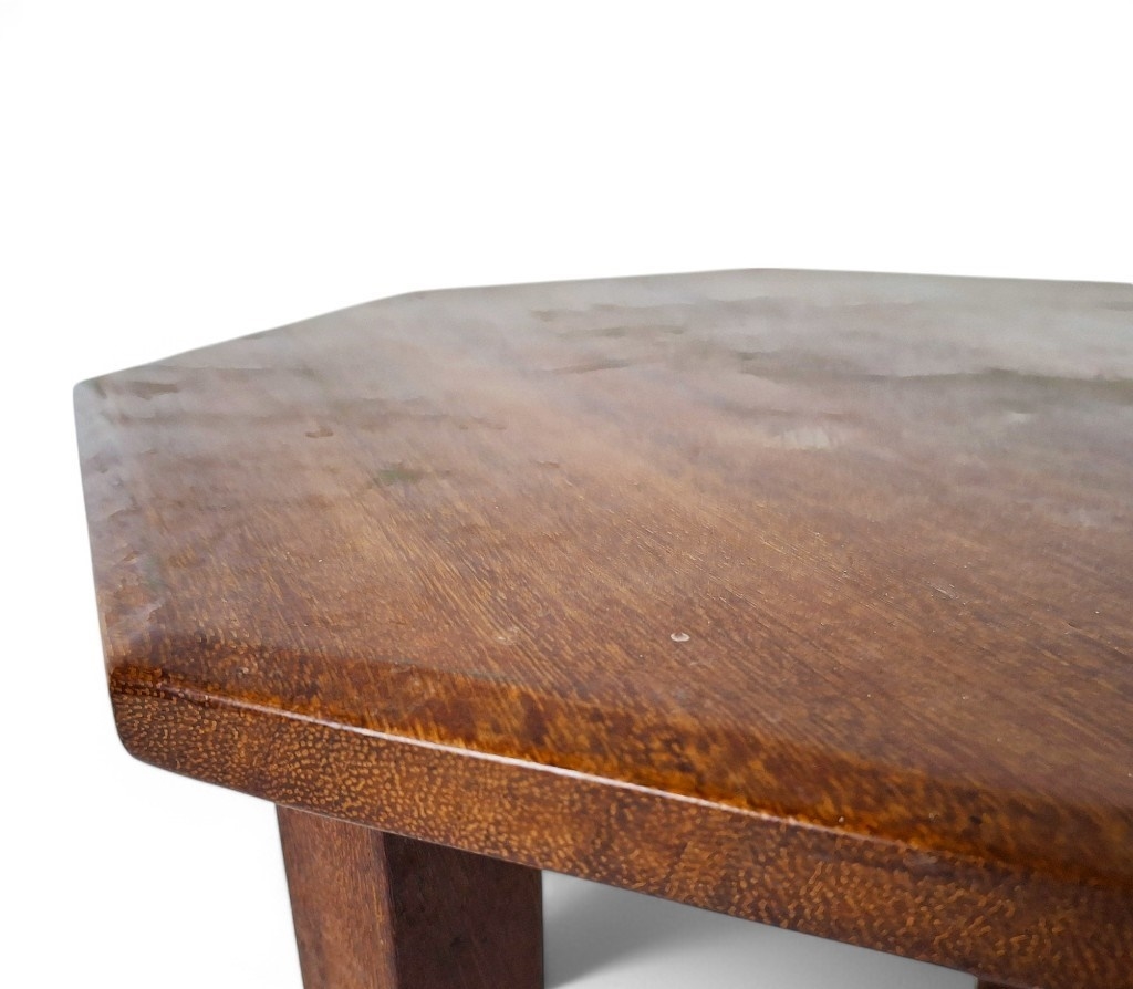 Block | ANTIQUE WOODEN ARTS AND CRAFTS OCTANGULAR MISSIONS LAMP TABLE ...