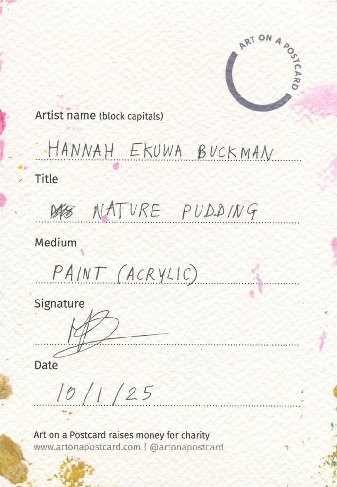 nature | Hannah Ekuwa Buckman, Nature Pudding (2025) | MutualArt