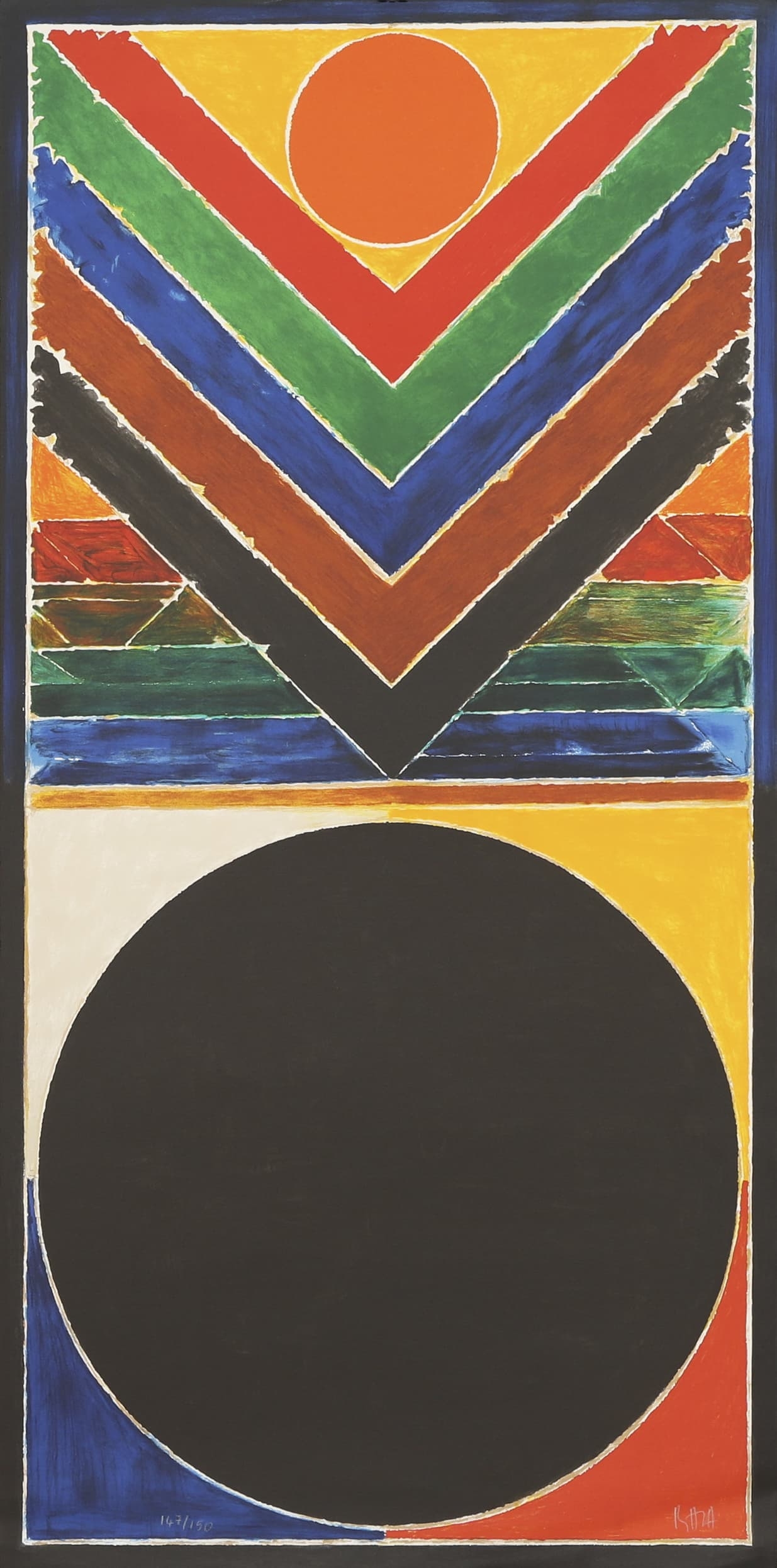 Syed Haider Raza | Arbre et Bindu | MutualArt