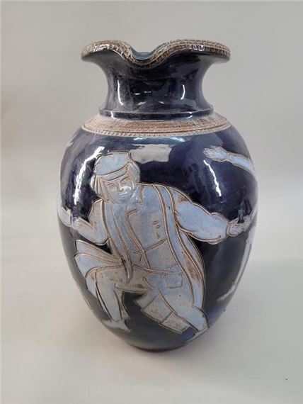 Roger Guerin | MCM GUERIN Pottery Floor Vase | MutualArt