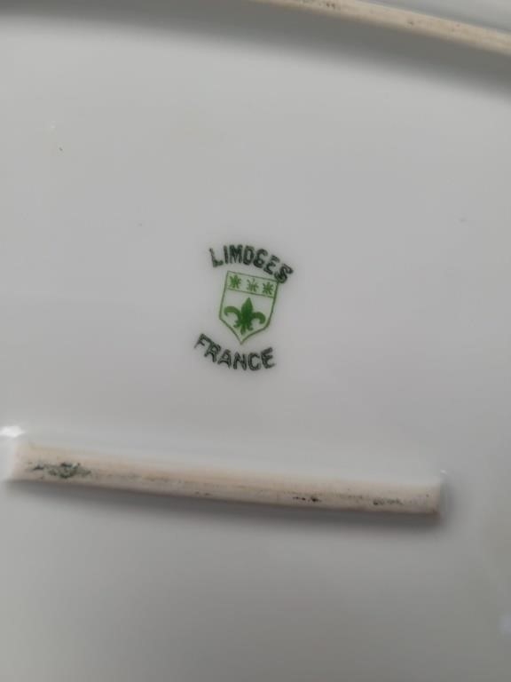 Limoges School,17th Century | Limoges Floral Porcelain Serving Dish vtg ...