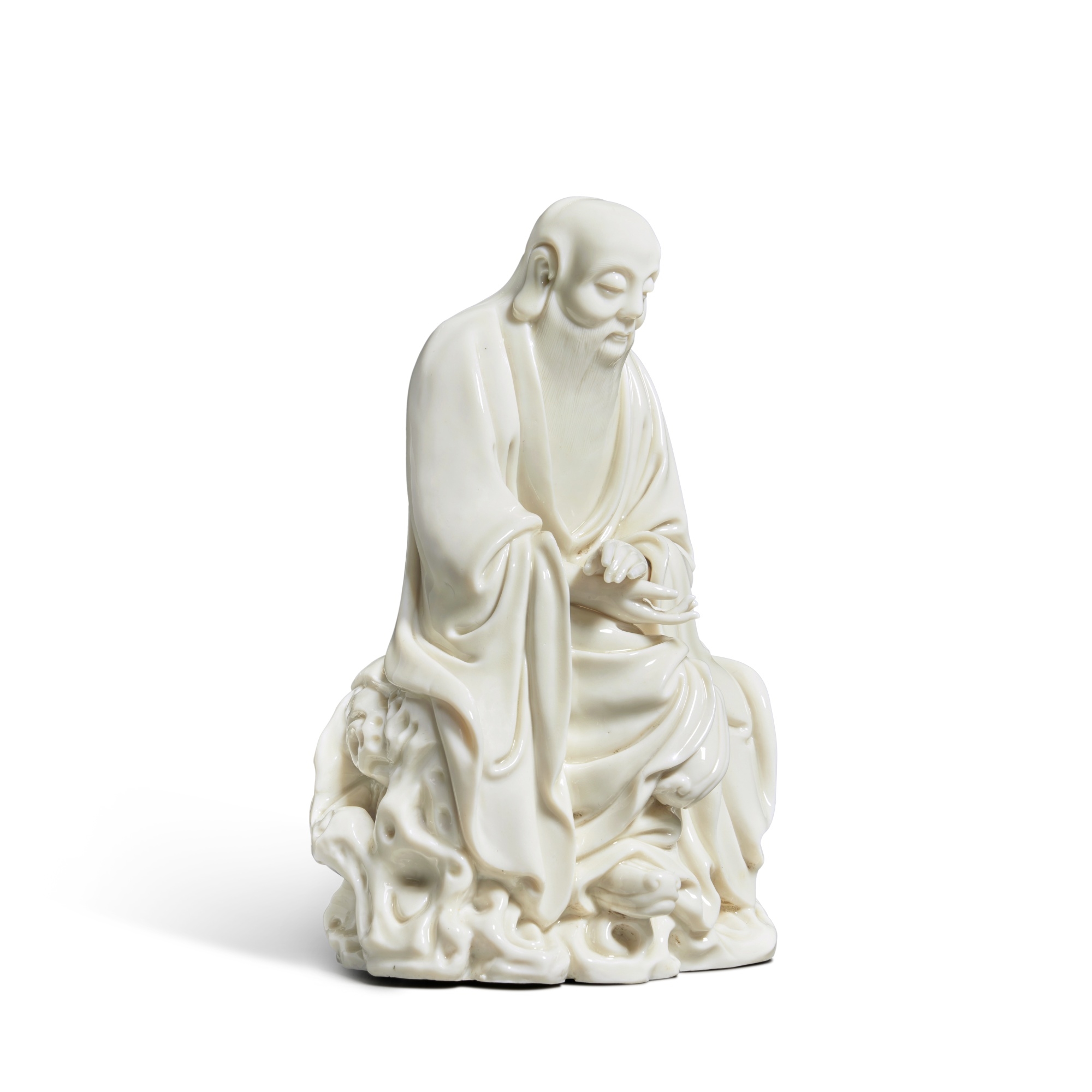 Lin Chaojing | A very rare 'Dehua' figure of Laozi, by Lin Chaojing ...