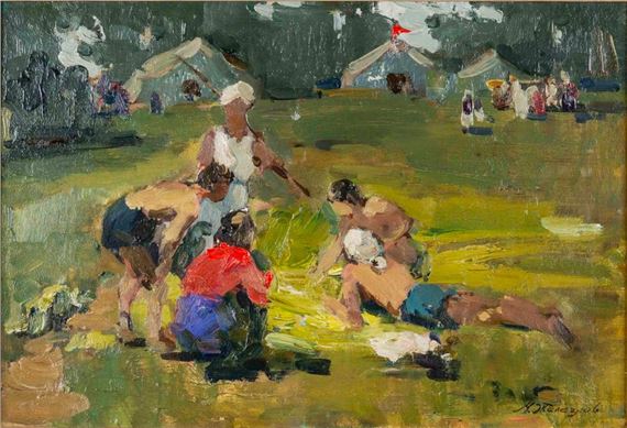 Michail Petrovitsj Zjeleznov | The camp | MutualArt