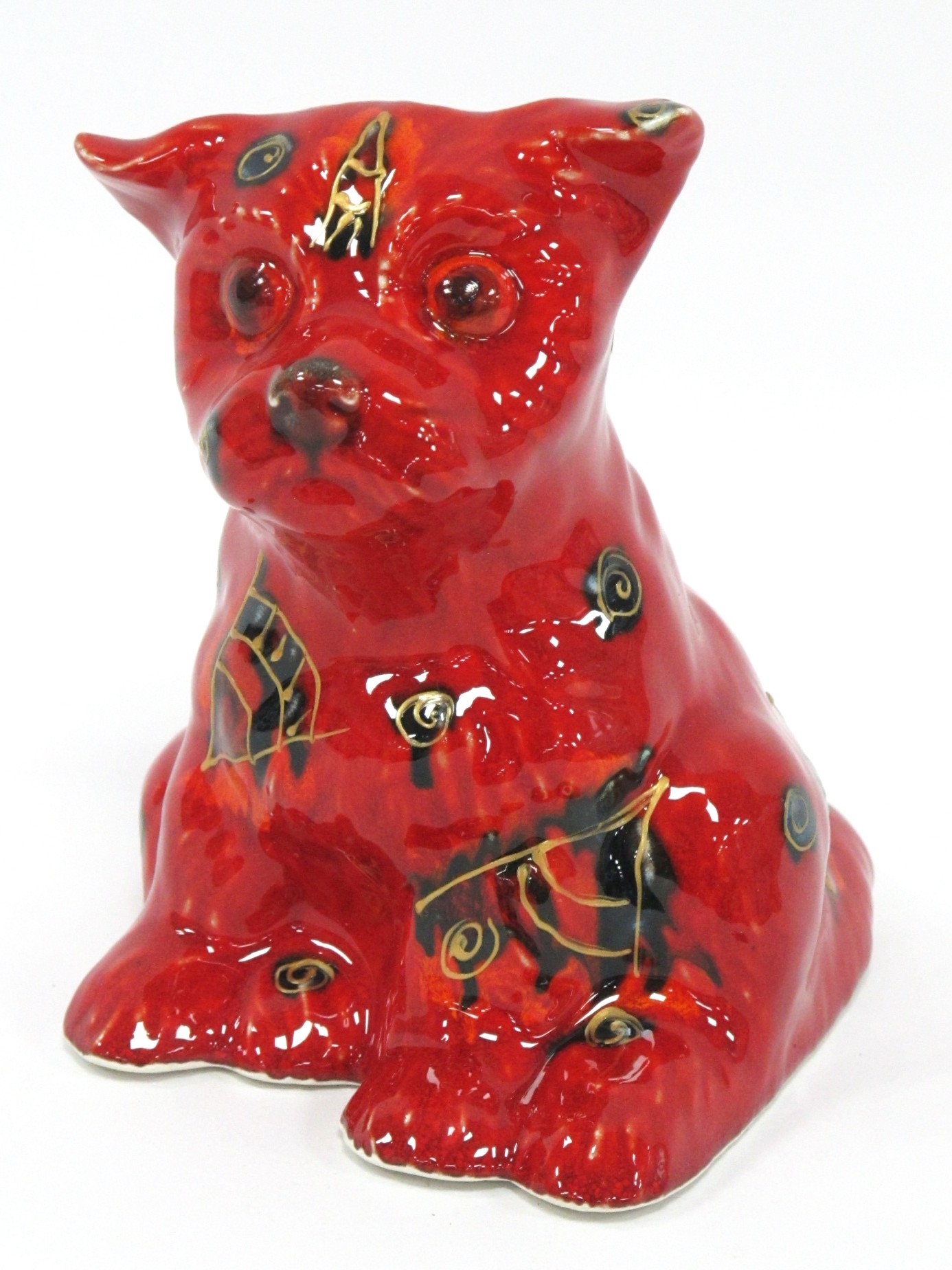 Anita Harris | An Anita Harris Flambé Model of a Seated Terrier Dog ...