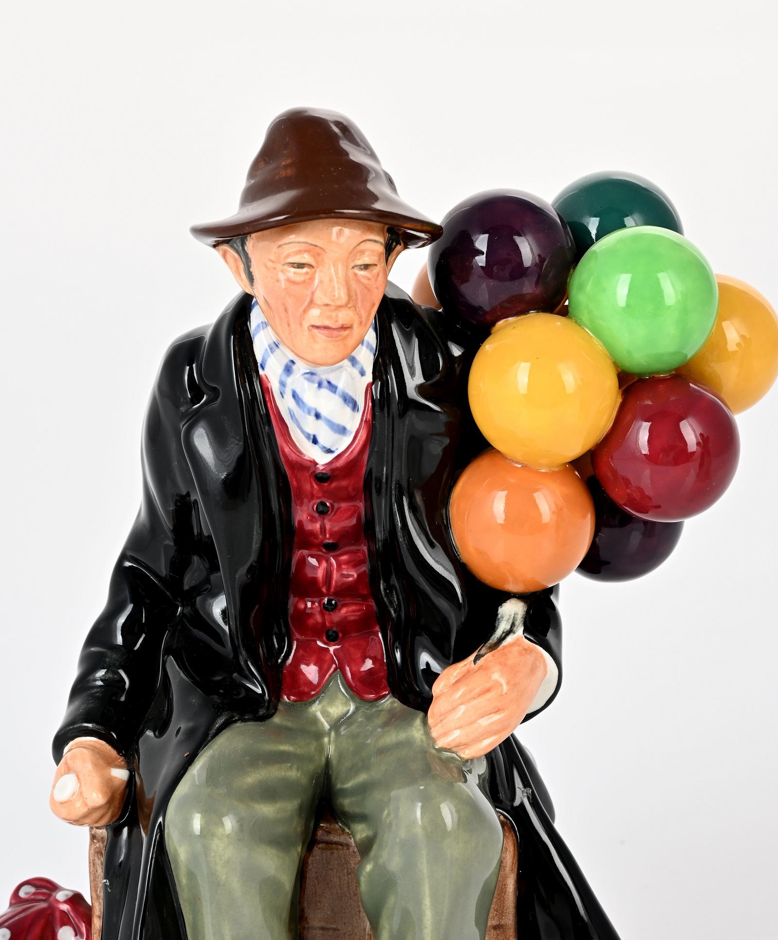 Royal Doulton | Two Royal Doulton figurines: 'The balloon Man' HN1954 ...
