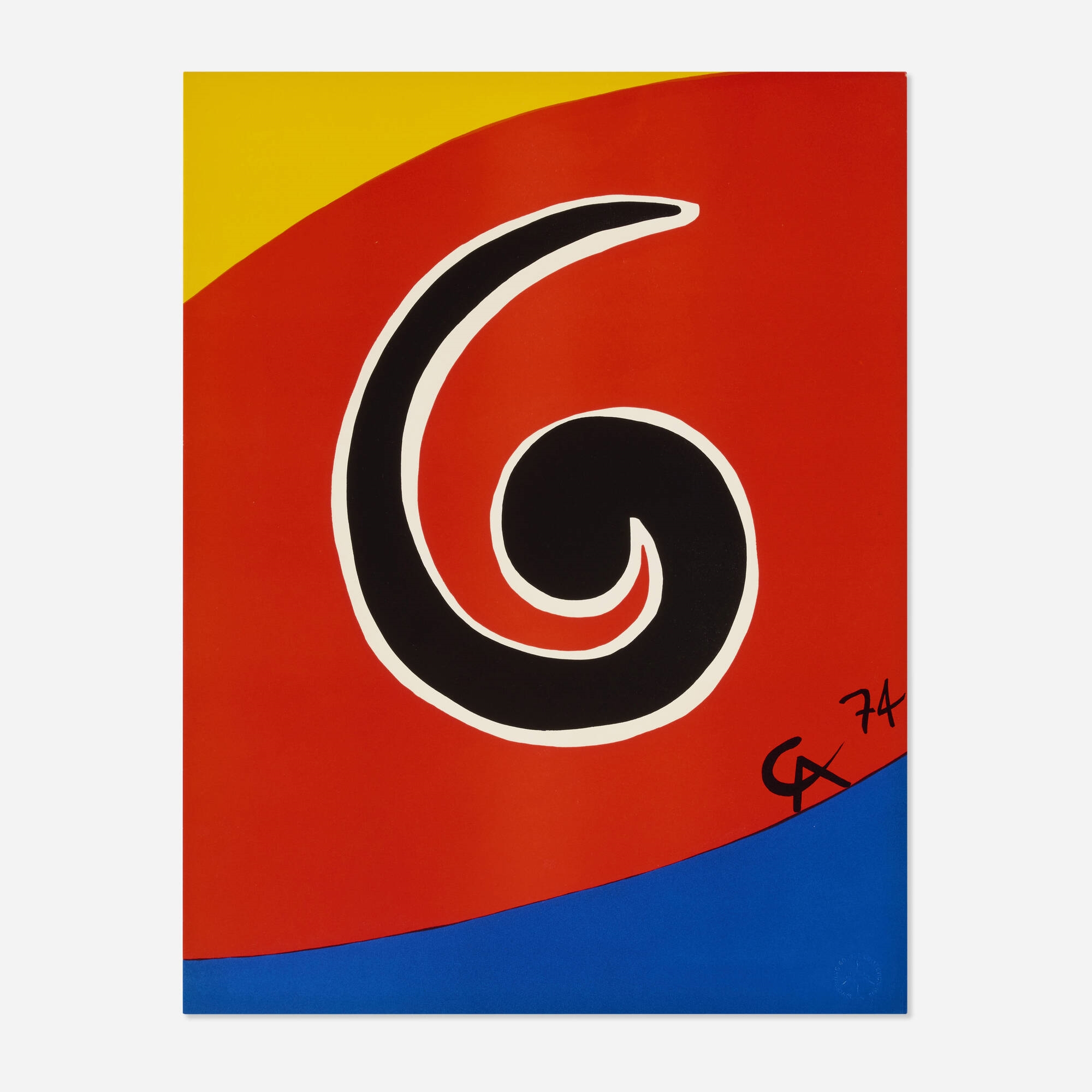 Alexander Calder | Sky Swirl (from the Flying Colors portfolio (1974 ...