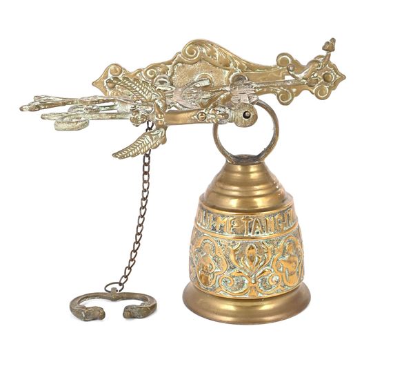 Dong Wen Jie | Solid brass wall mounted bell, the bell with the Latin ...