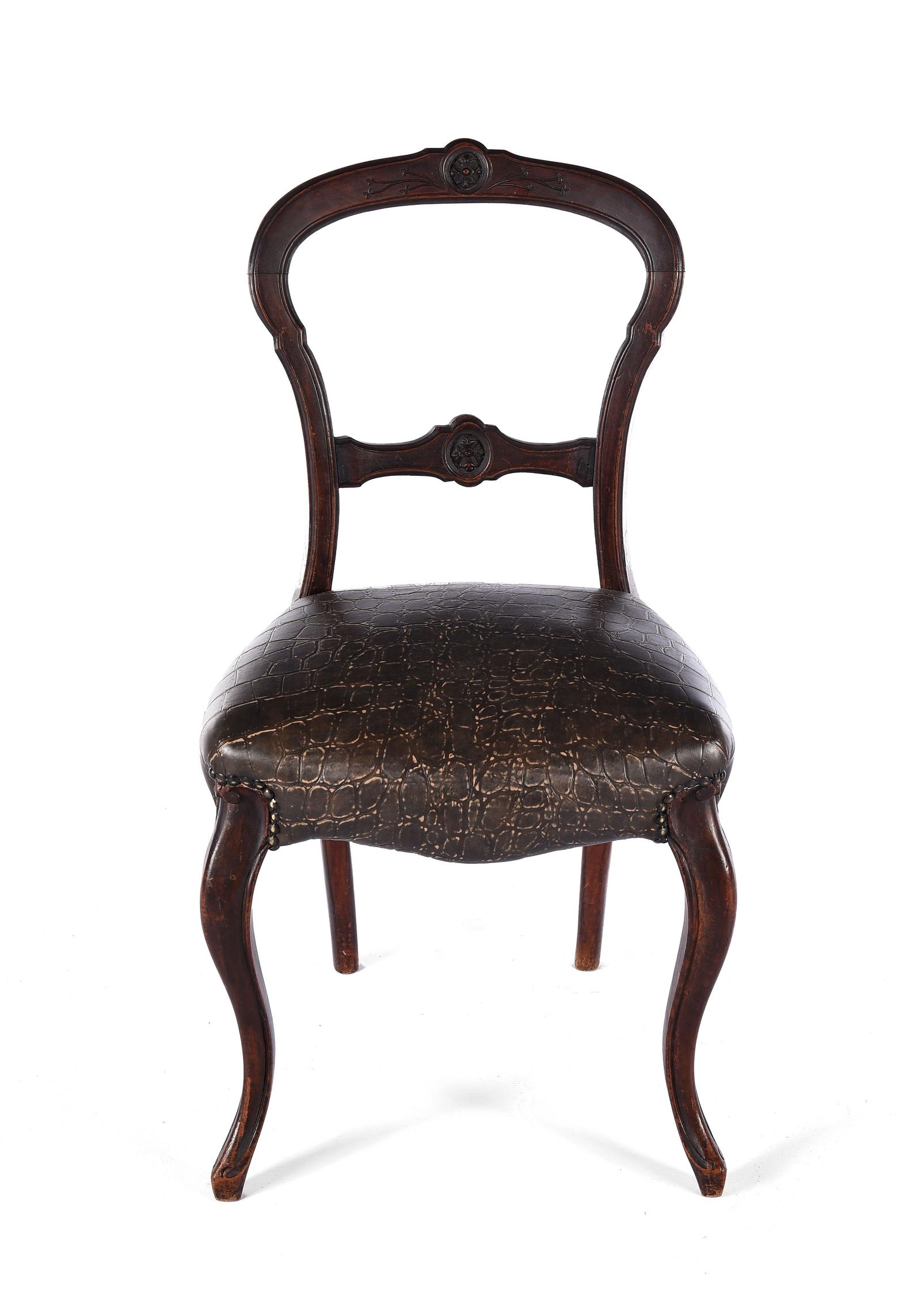 Front | Mahogany bustle back dining chair | MutualArt