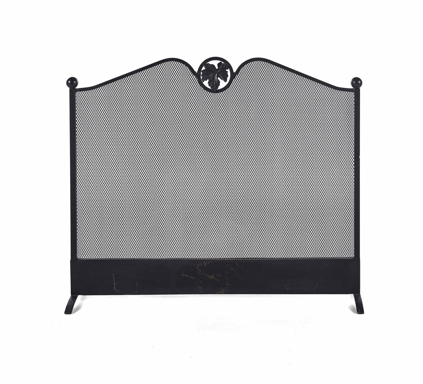 Black | Black painted fire screen | MutualArt