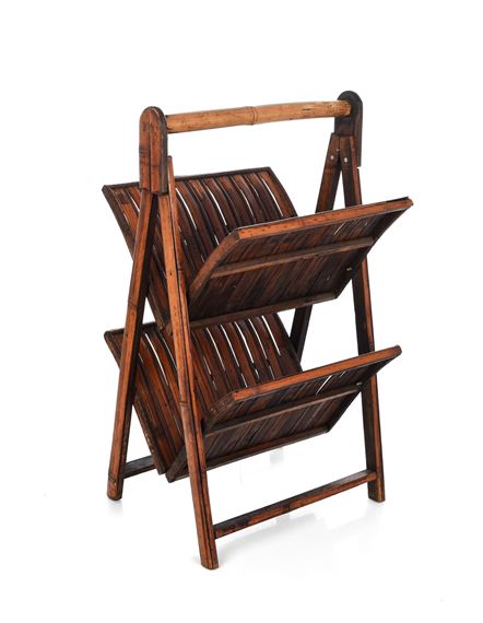 Large | Bamboo folding magazine rack | MutualArt