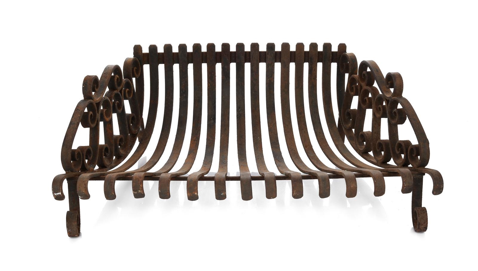Front | Wrought iron fire grate | MutualArt