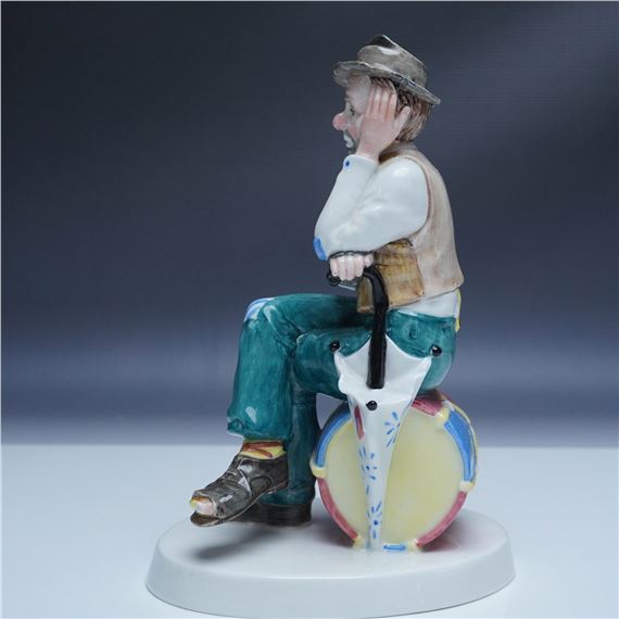 Coalport | Coalport Cavalcade of Clowns Woeful Tramp Figurine (20th ...